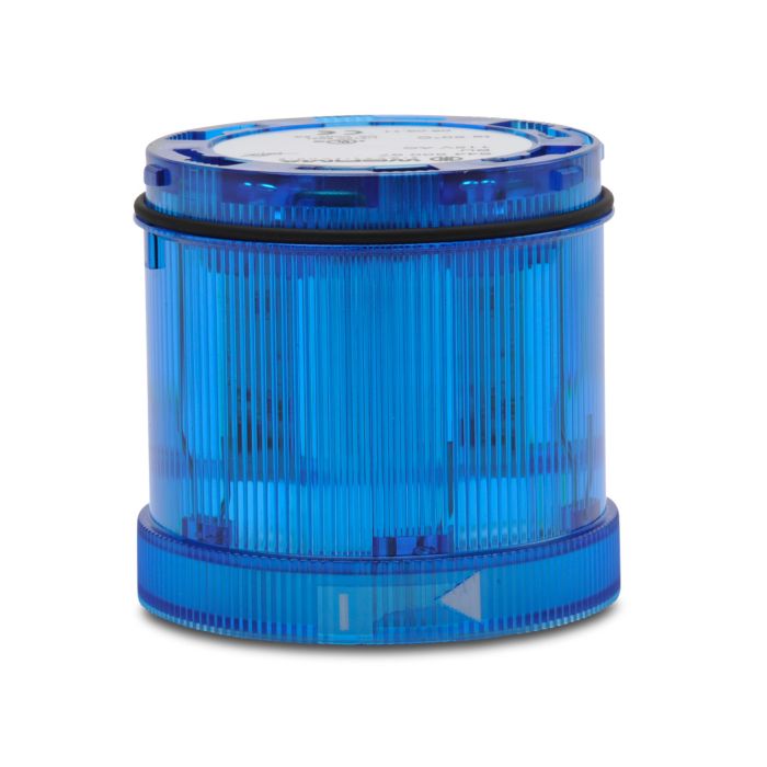 WERMA light element, 70mm diameter, blue lens, LED, permanent light ...