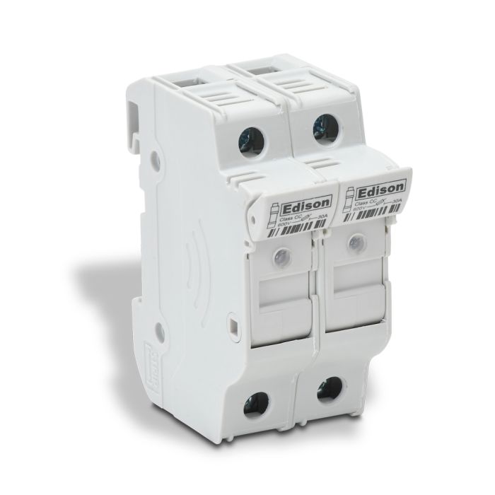 Edison modular fuse holder, with indicator, accepts Class CC fuses, 30A ...