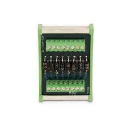 ZIPLink transorb module, 8-pole, 120 VAC, DIN rail mount.